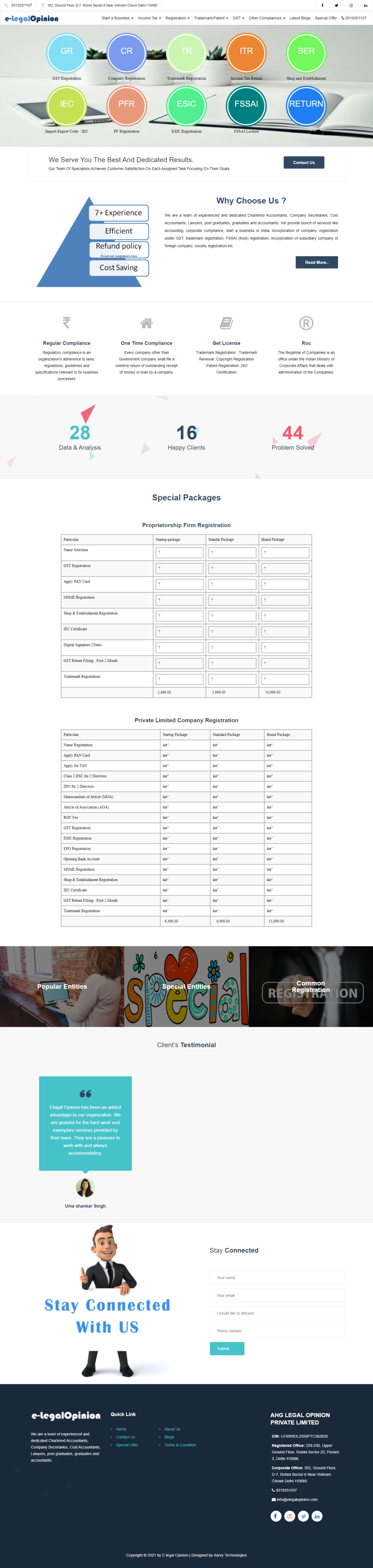 Our Portfolio - Aarvy Technologies